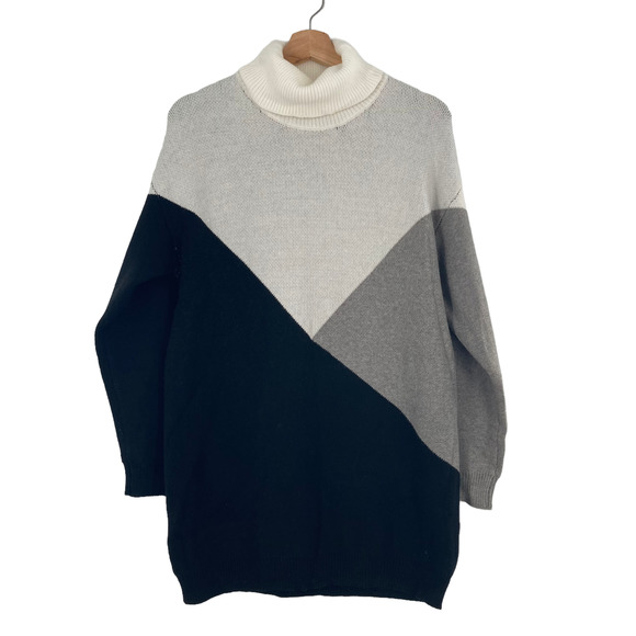 Belldini | Sweaters | Belle By Bellini Color Block Pullover Turtle Neck ...